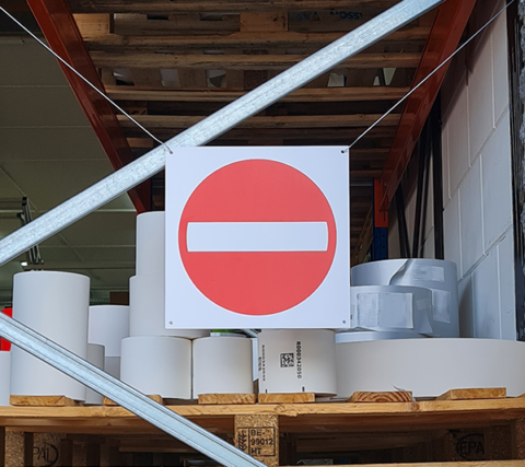 Lagerschilder und Wegweiser für Ihr Lager | ONE2ID